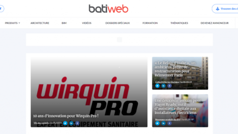Batiweb.com profite de 2019 pour faire peau neuve ! - Nouveautés sites ...
